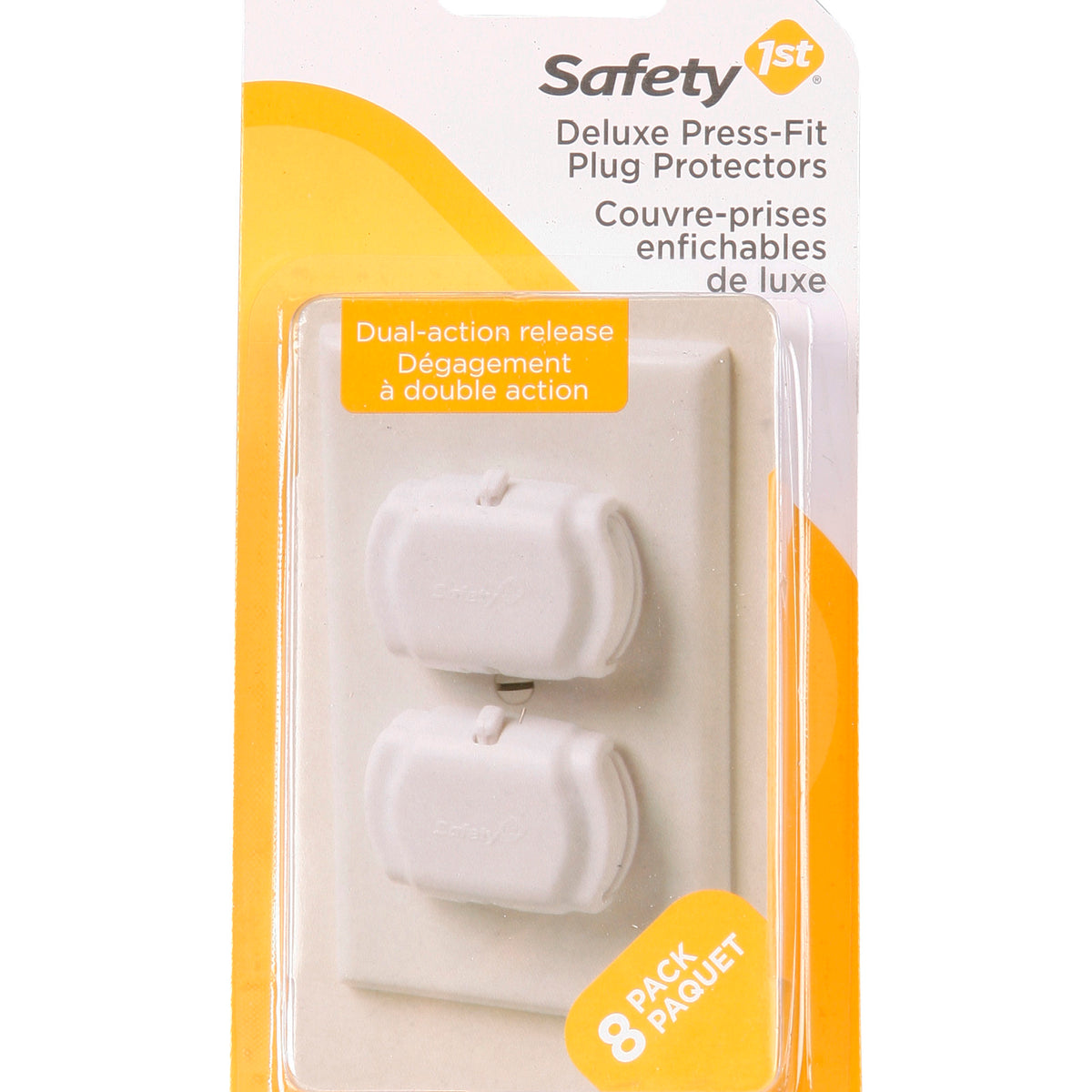 Safety 1st Deluxe Press-Fit Plug Protectors (8pk)