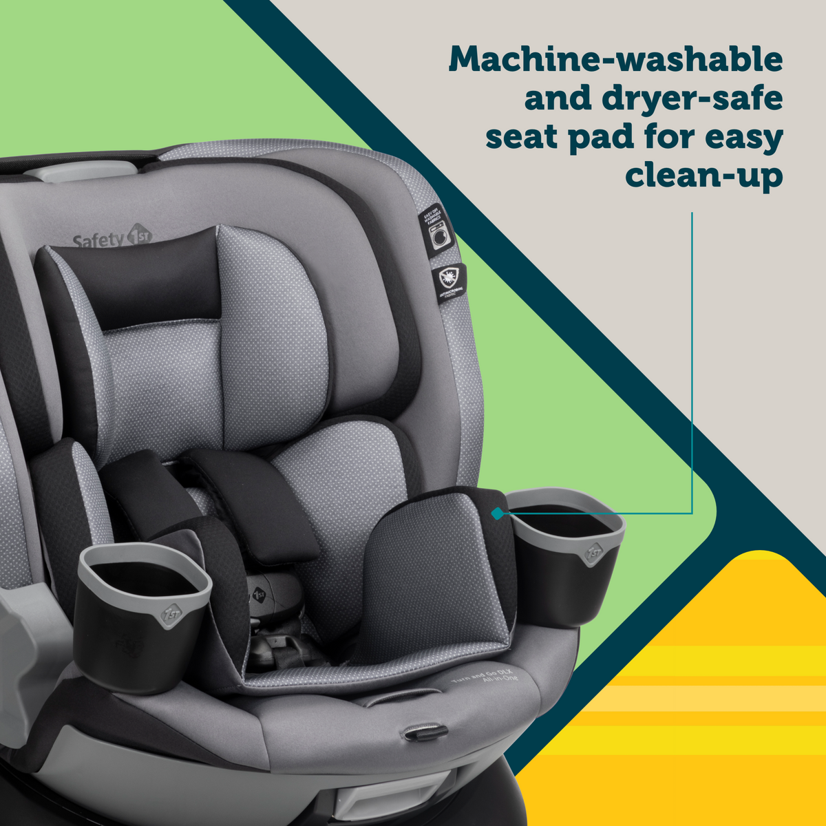 Safety 1st Turn and Go 360 DLX Rotating All-in-One Convertible Car Seat