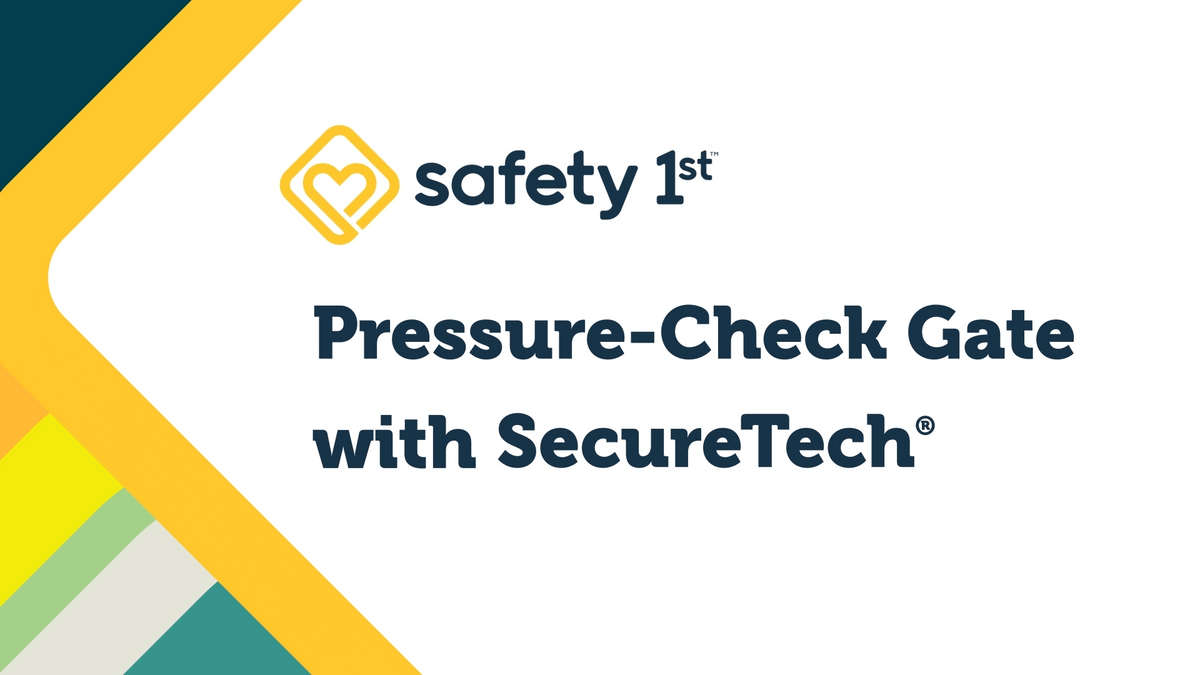 Safety 1st Pressure-Check Baby Gate with SecureTech®