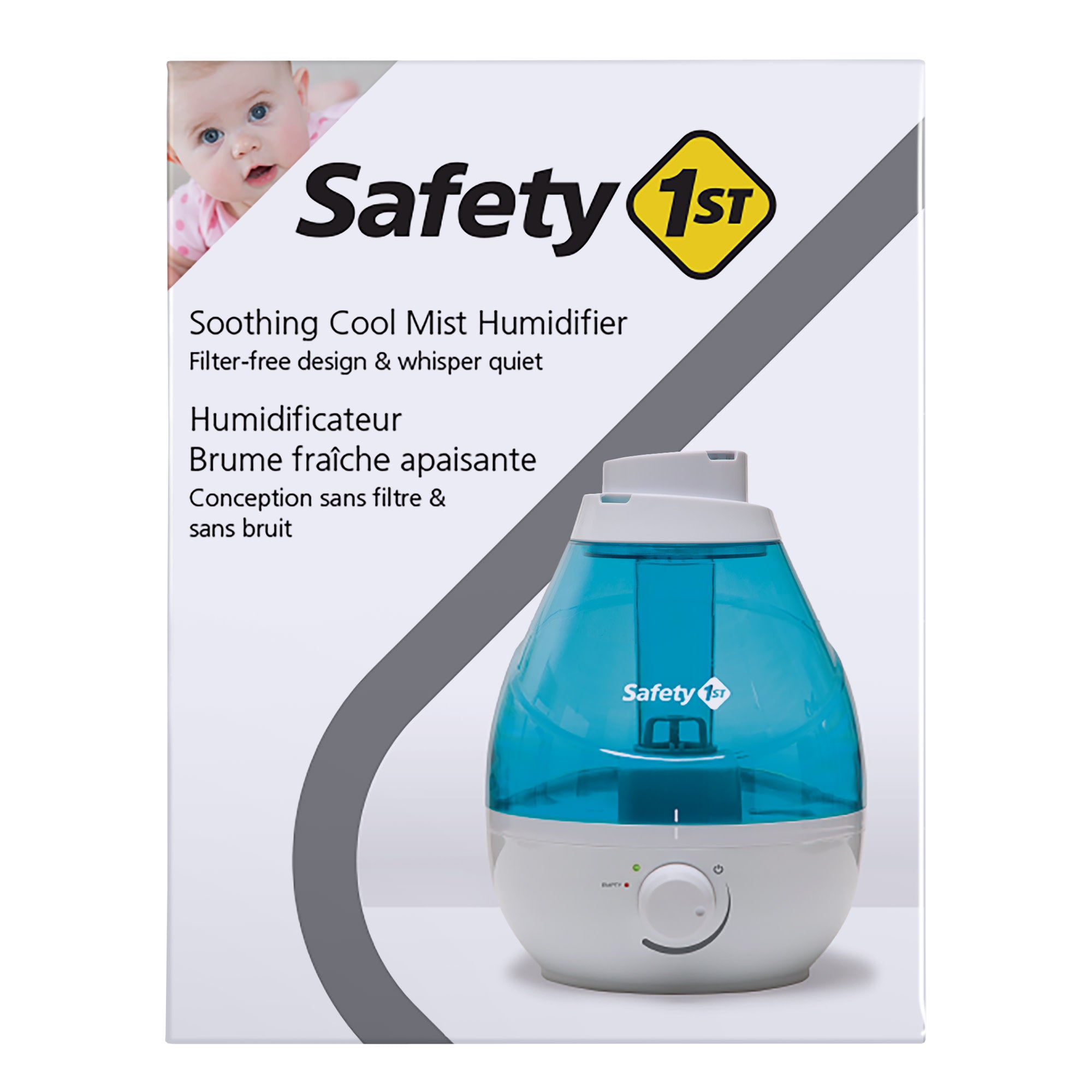 Safety 1st 360 Ultrasonic Cool Mist Humidifier