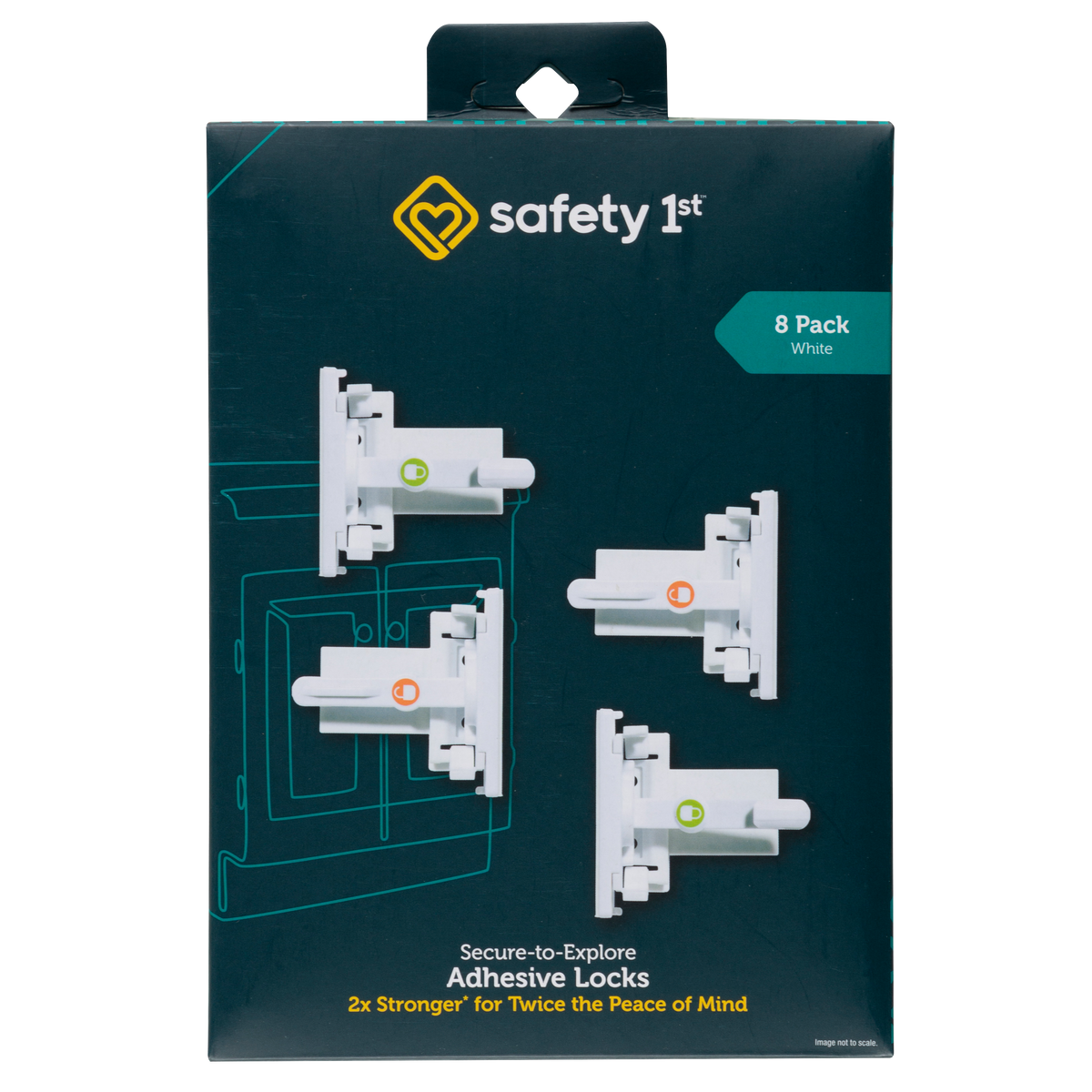 Safety 1st Secure-to-Explore Adhesive Locks (8 pack)